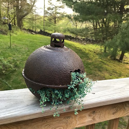 Smudge Pot Planter DIY | Re-purpose & Rehab Rusted Metal