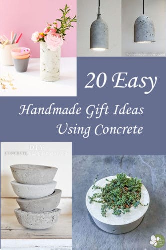 20 Handmade Concrete Gift Ideas That Are Easy | DIY Tutorials