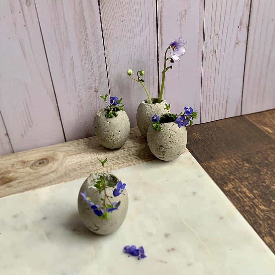 Easy DIY Cement Egg Planters For Easter | How To: Step By Step