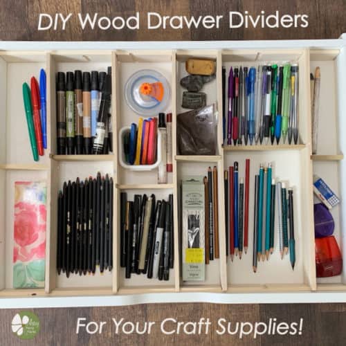DIY Wood Drawer Dividers For Organization | Step By Step Tutorial