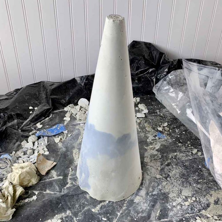 How To Make A Cement Cone Vase | Tutorial | Artsy Pretty Plants