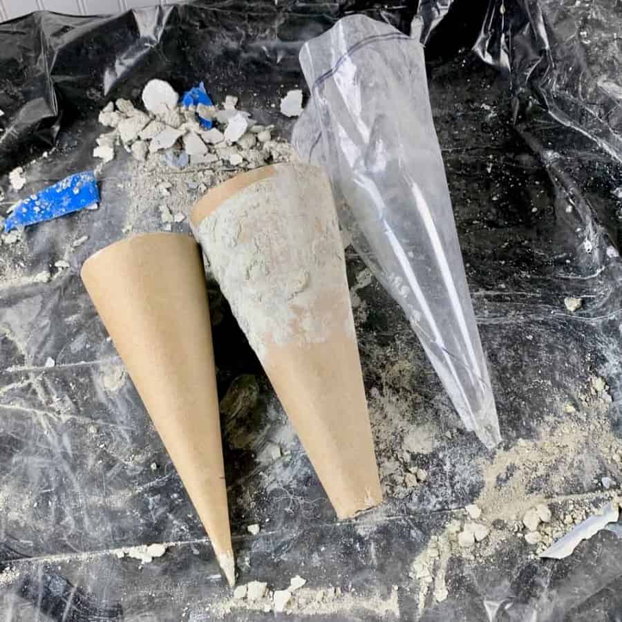 How To Make A Cement Cone Vase | Tutorial | Artsy Pretty Plants