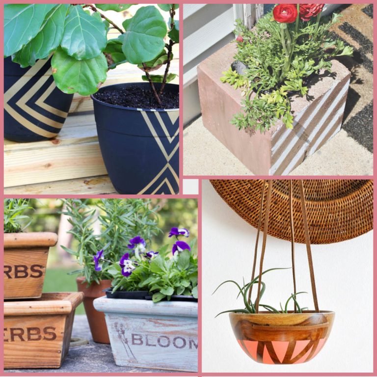 61 DIY Planter Ideas & Tutorials: To Get Ready for Spring! - Artsy ...