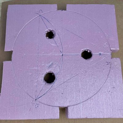 Outdoor DIY Concrete Side Table - Artsy Pretty Plants