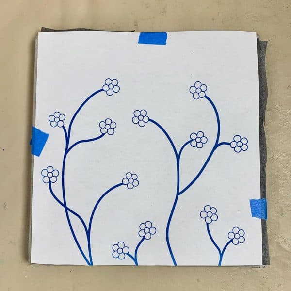 Make a Pretty Outdoor Concrete Wall Tile - Artsy Pretty Plants