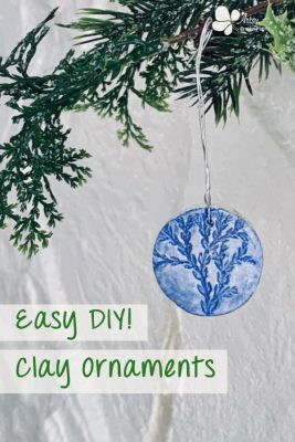 Easy DIY Nature Ornaments from Clay - Artsy Pretty Plants