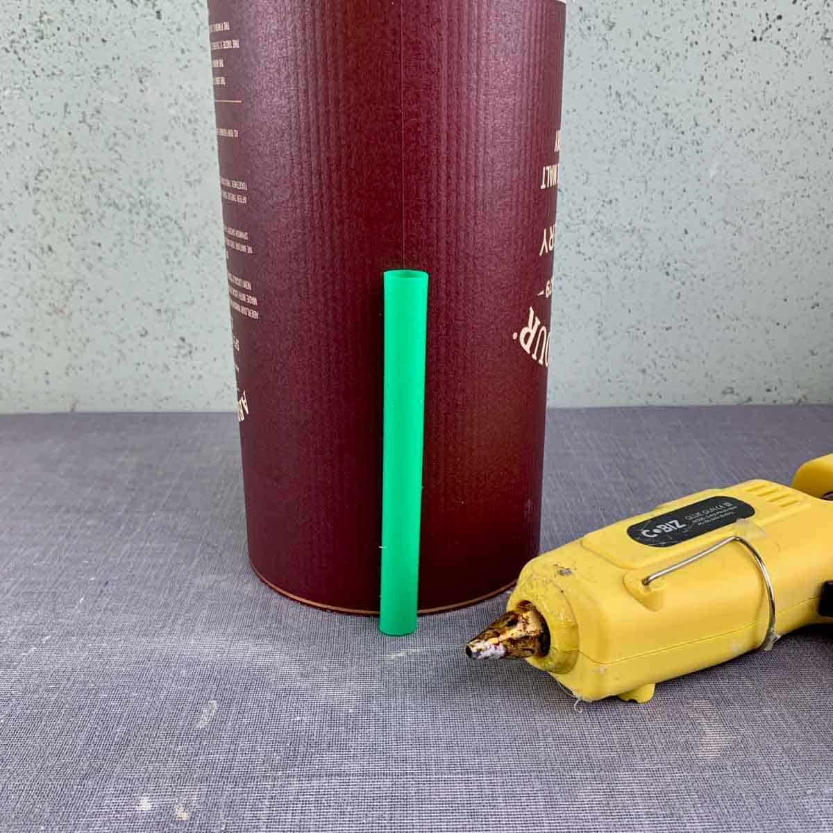 Make a Fluted Concrete Planter (Using Straws) - Artsy Pretty Plants