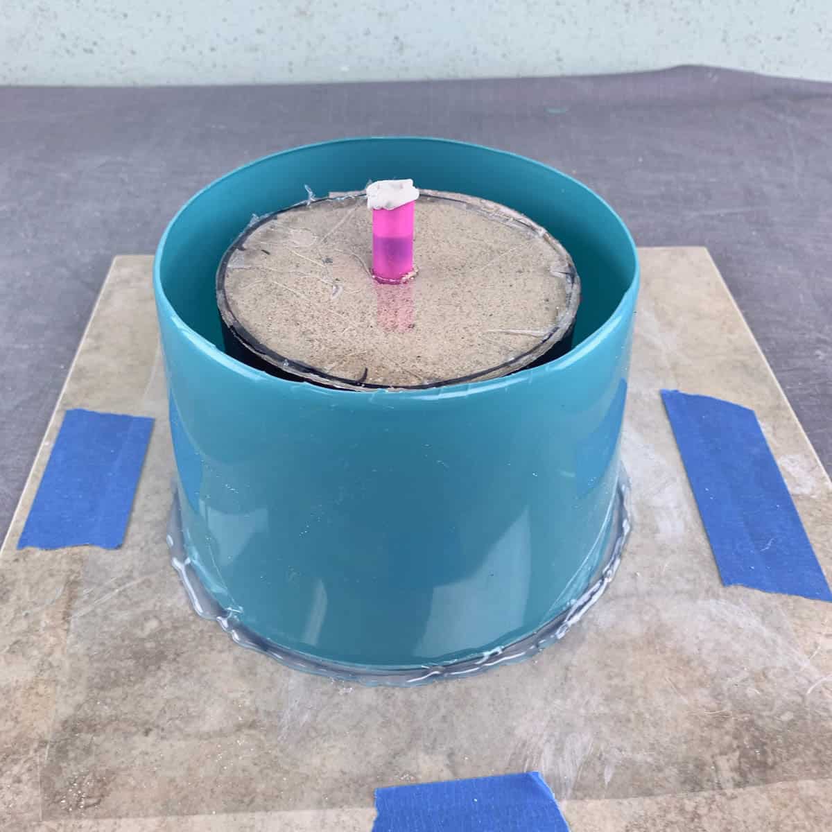 Make a Fluted Concrete Planter (Using Straws) - Artsy Pretty Plants