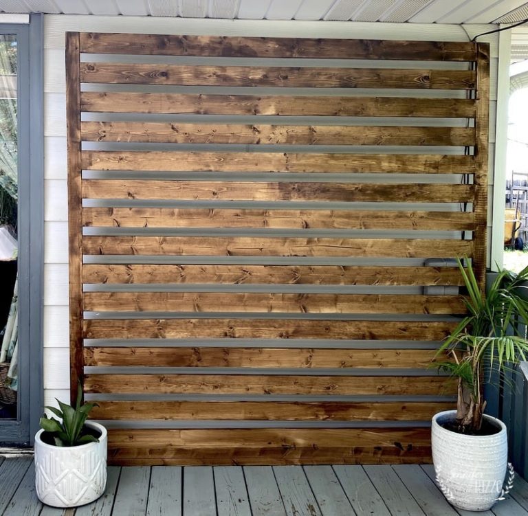 DIY Backyard Privacy Screen Ideas - Artsy Pretty Plants