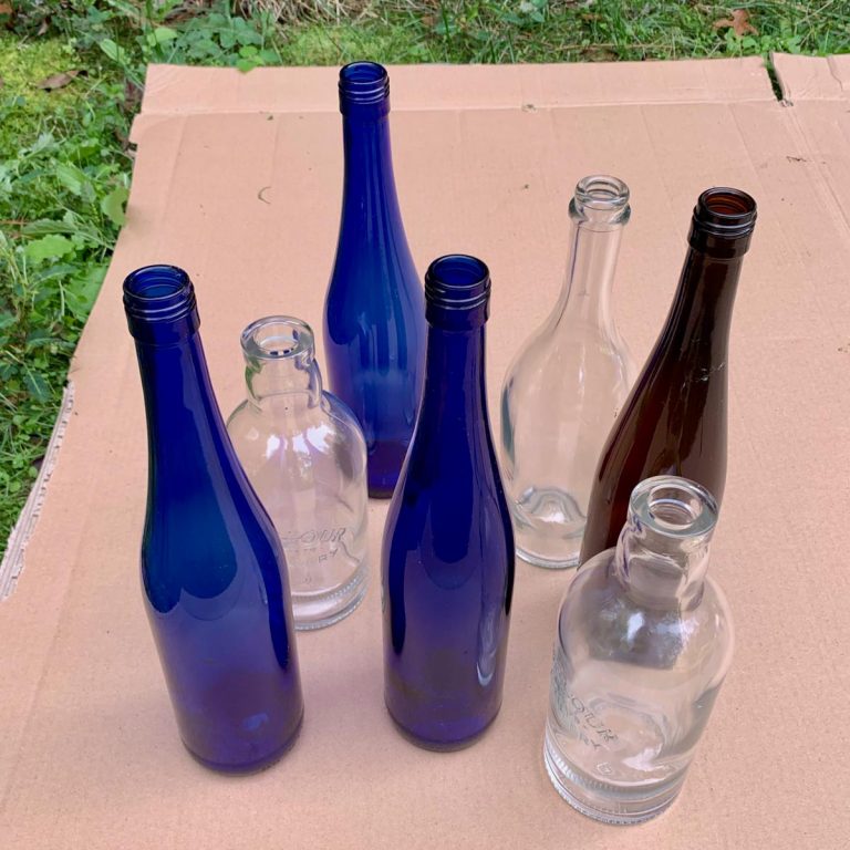 DIY Hydro Dip Bottles With Spray Paint (Cheap & Easy) - Artsy Pretty Plants