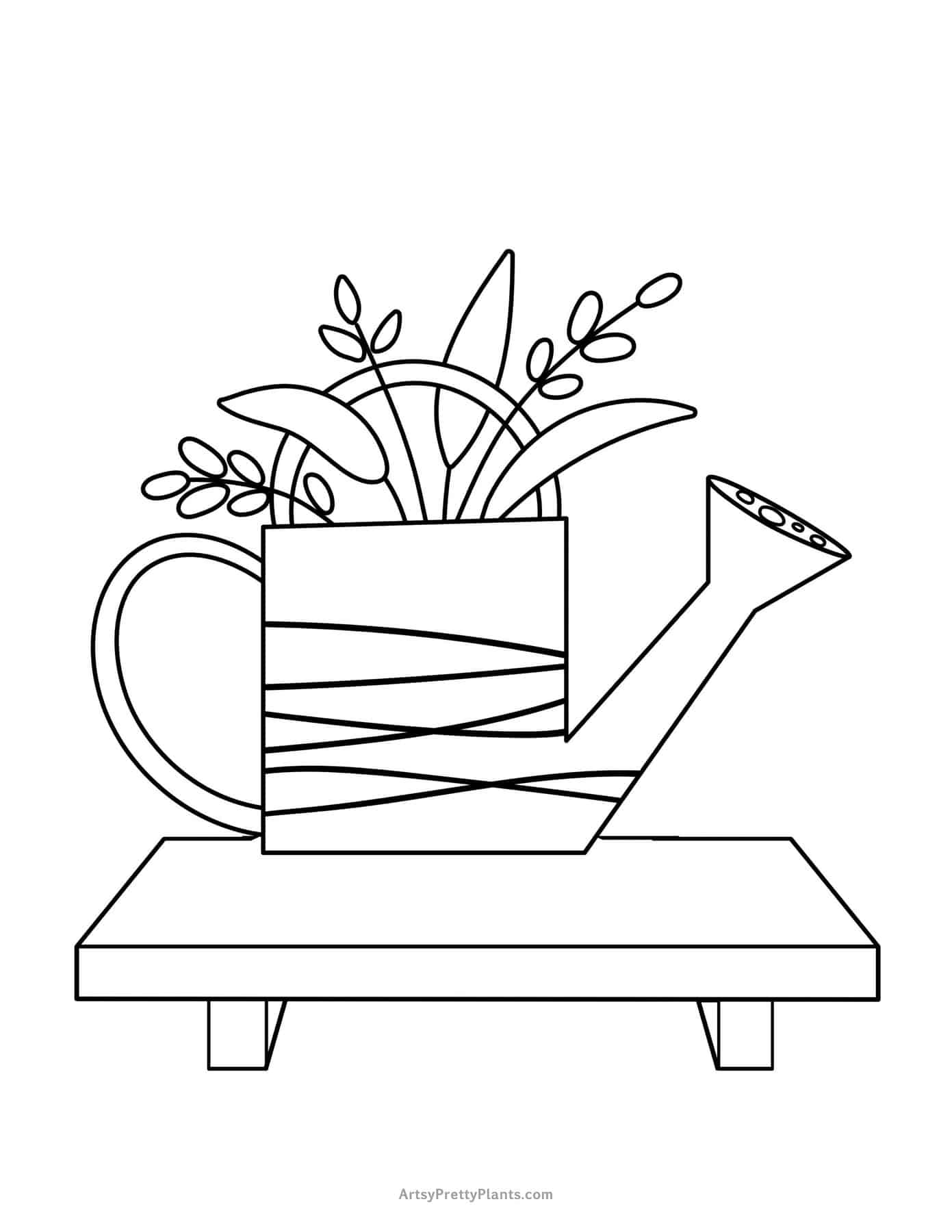 19 Best Free Garden Coloring Pages - Artsy Pretty Plants