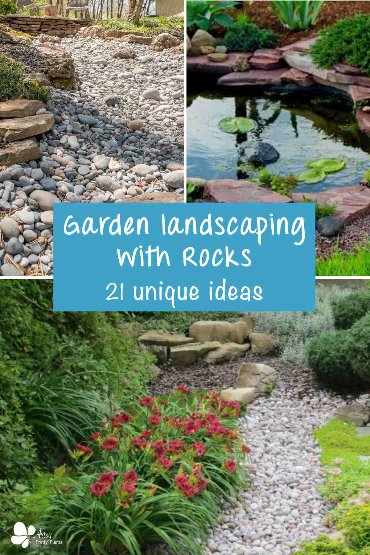 27 Unique Rock Landscaping Ideas For Your Yard - Artsy Pretty Plants