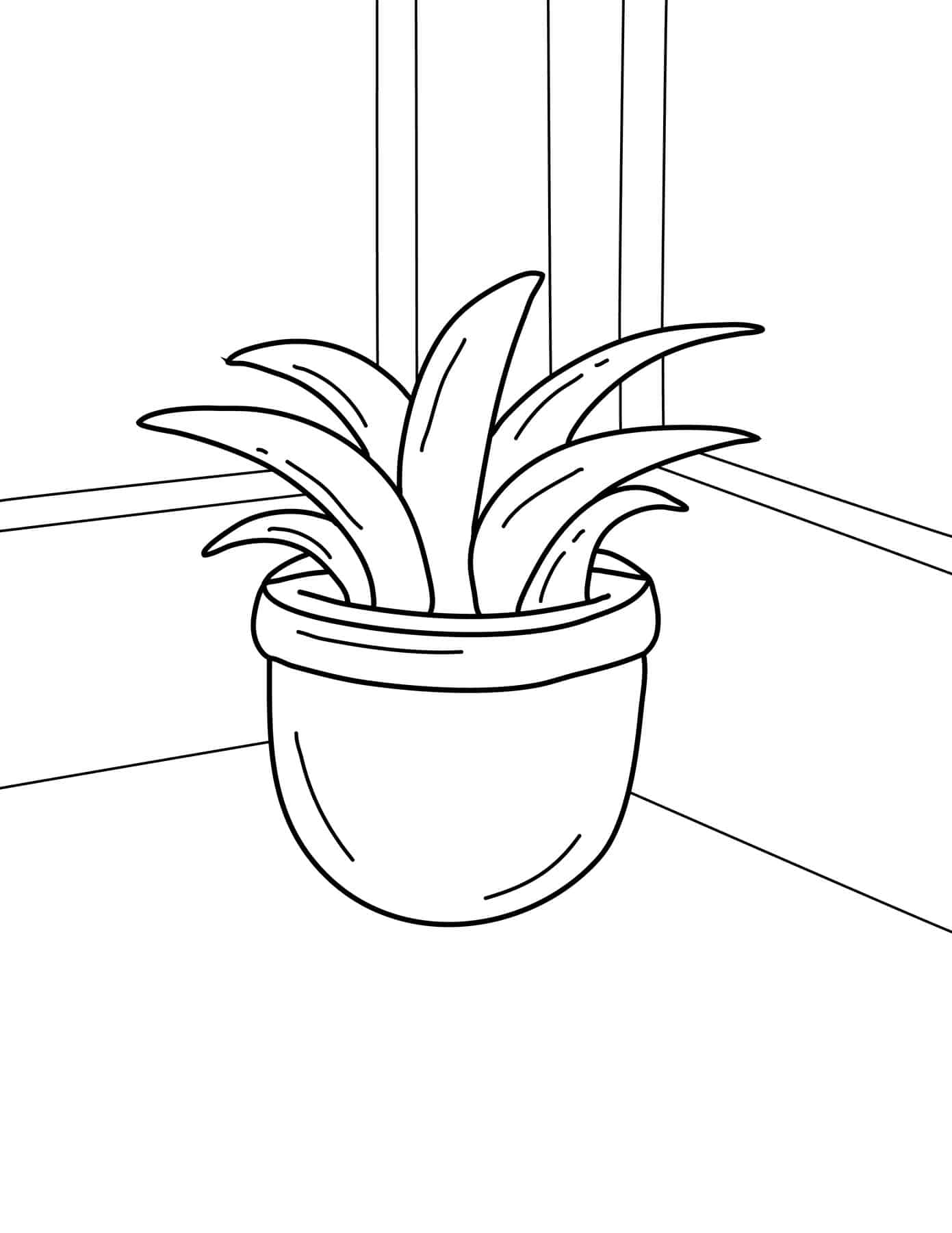 19 Coloring Pages of Plants –For Free - Artsy Pretty Plants