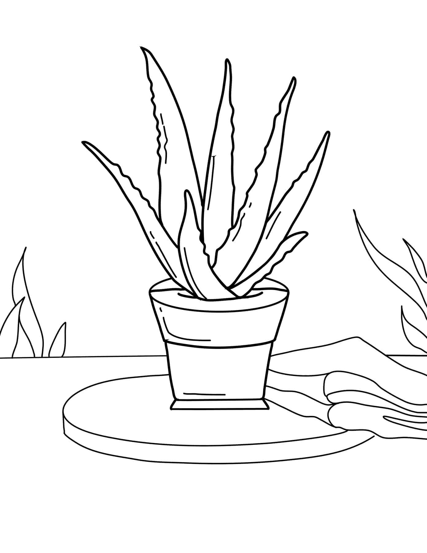 19 Coloring Pages of Plants –For Free - Artsy Pretty Plants