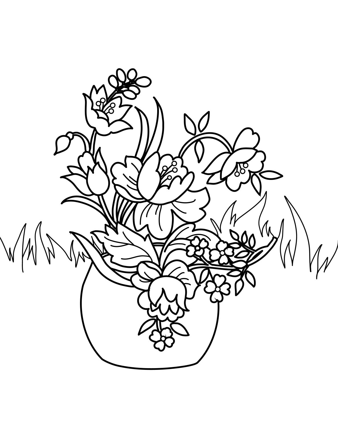 19 Coloring Pages of Plants –For Free - Artsy Pretty Plants