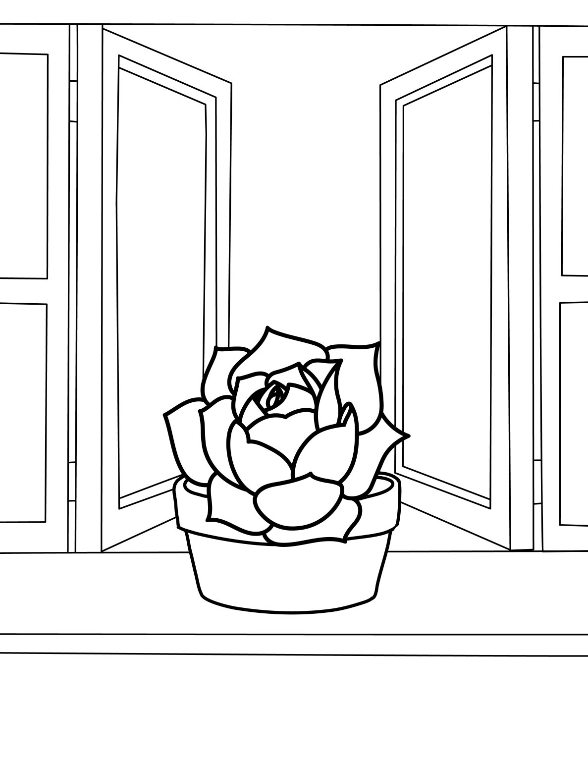 19 Coloring Pages of Plants –For Free - Artsy Pretty Plants