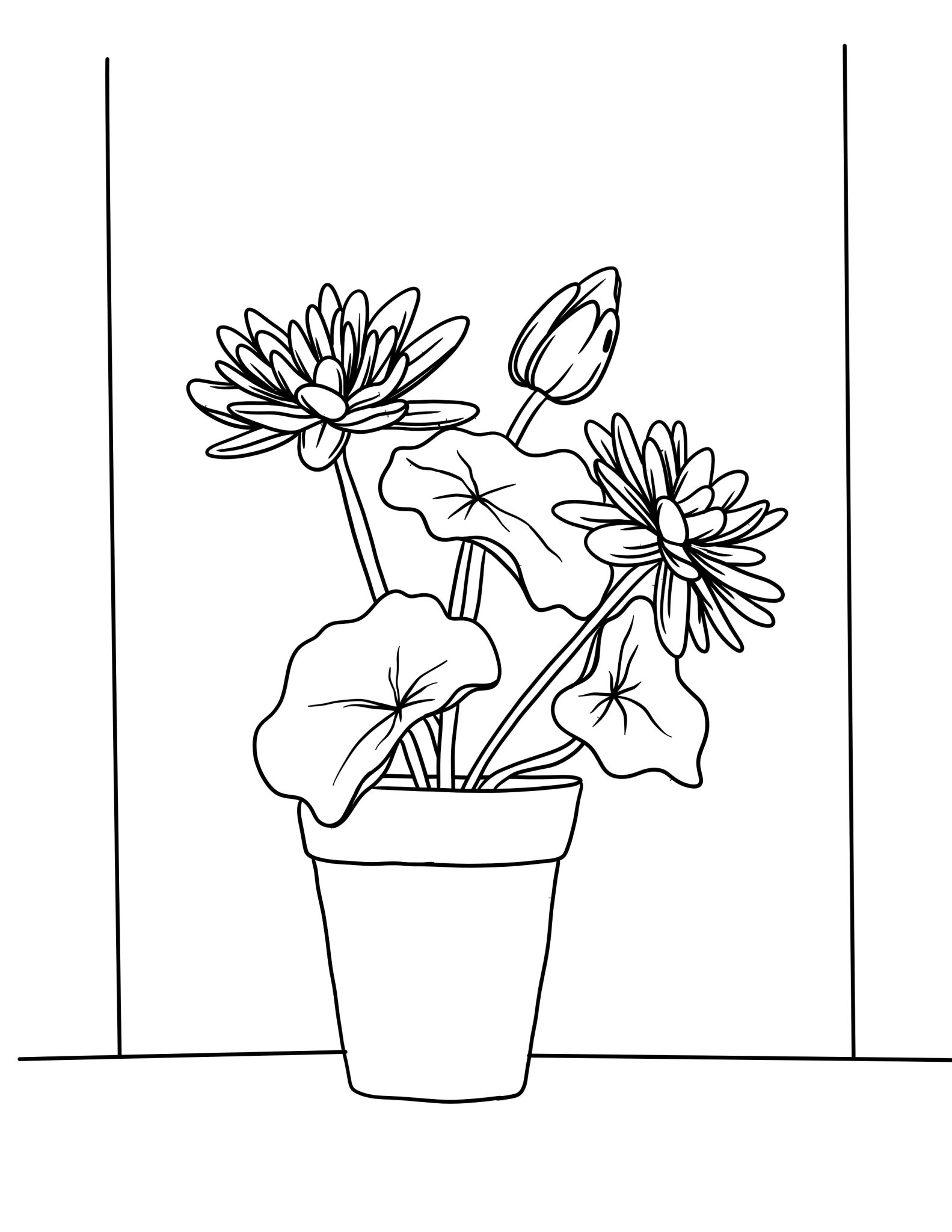 19 Coloring Pages of Plants –For Free - Artsy Pretty Plants
