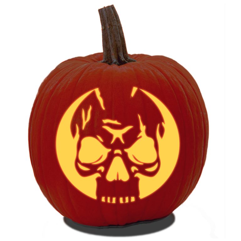 30 Free Skull Pumpkin Carving Patterns & Stencils - Artsy Pretty Plants