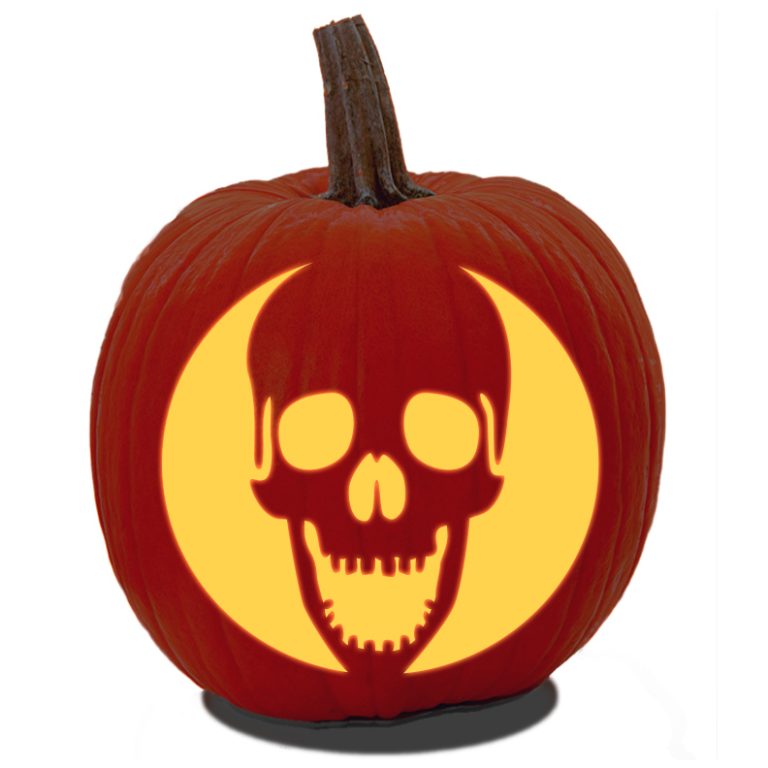 30 Free Skull Pumpkin Carving Patterns & Stencils - Artsy Pretty Plants