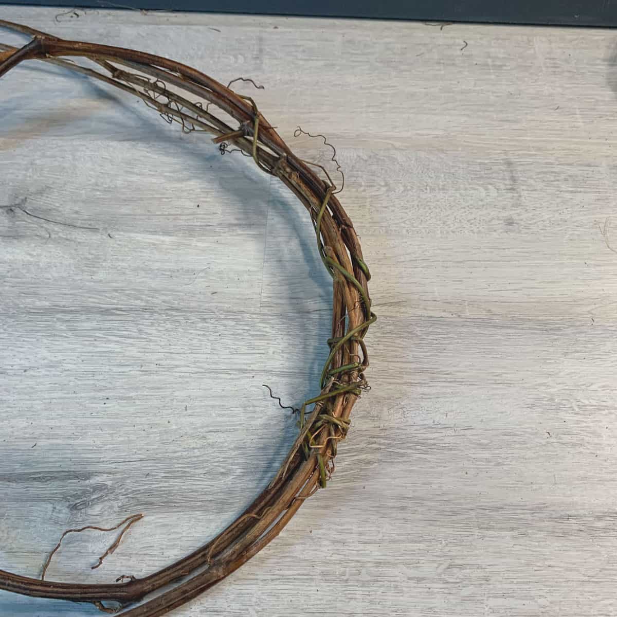 DIY Grapevine Wreath With Lights - Artsy Pretty Plants