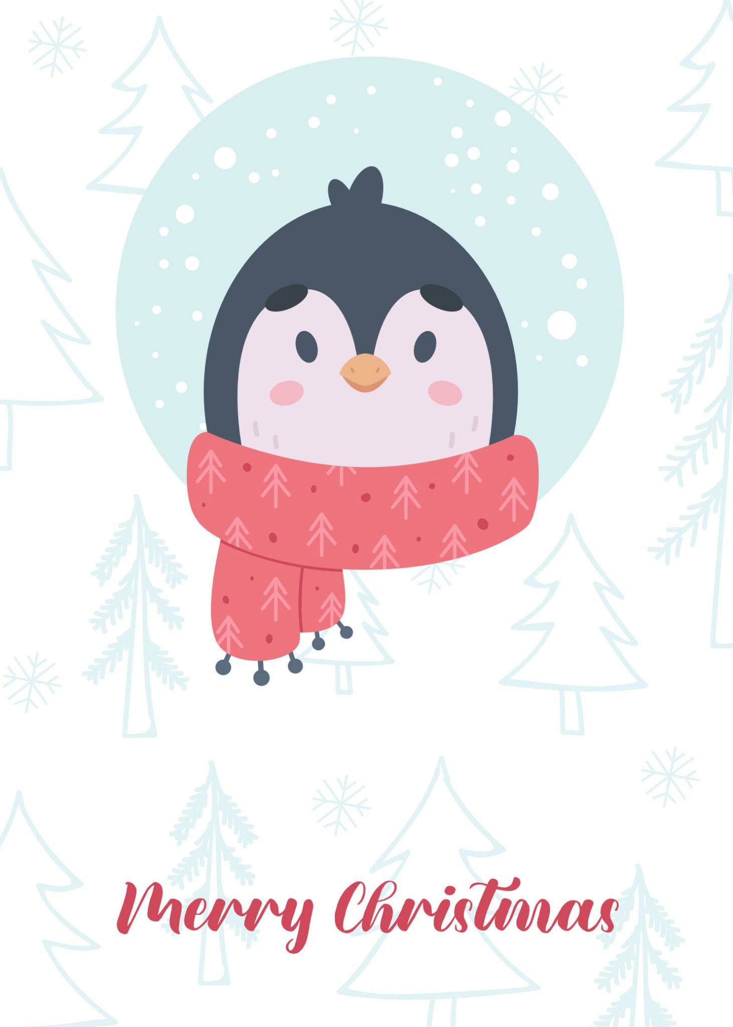 30 Cutest Printable Merry Christmas Cards- Free! - Artsy Pretty Plants