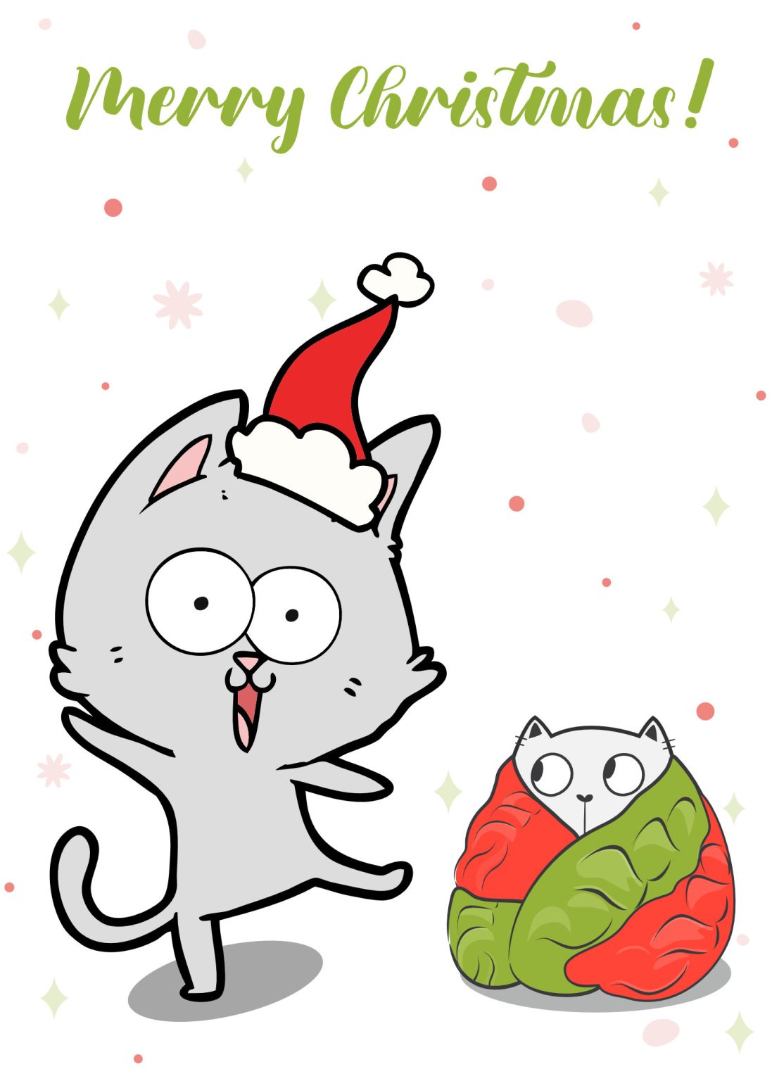 30 Cutest Printable Merry Christmas Cards- Free! - Artsy Pretty Plants