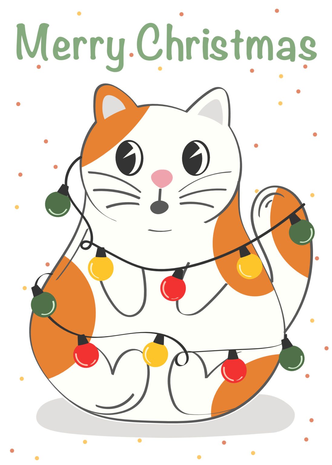 30 Cutest Printable Merry Christmas Cards- Free! - Artsy Pretty Plants