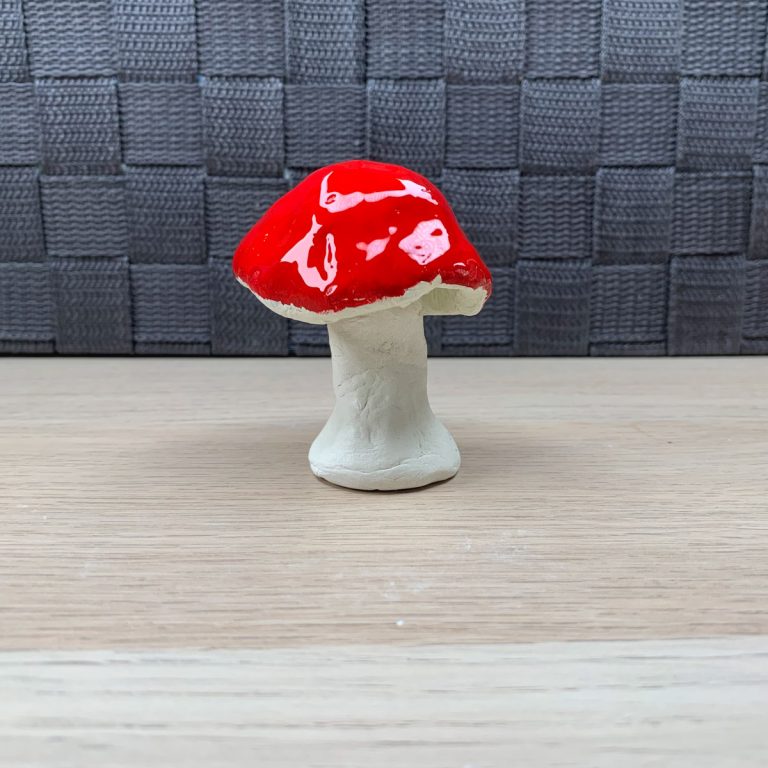 How To Make A Clay Mushroom –With Air Dry Clay - Artsy Pretty Plants