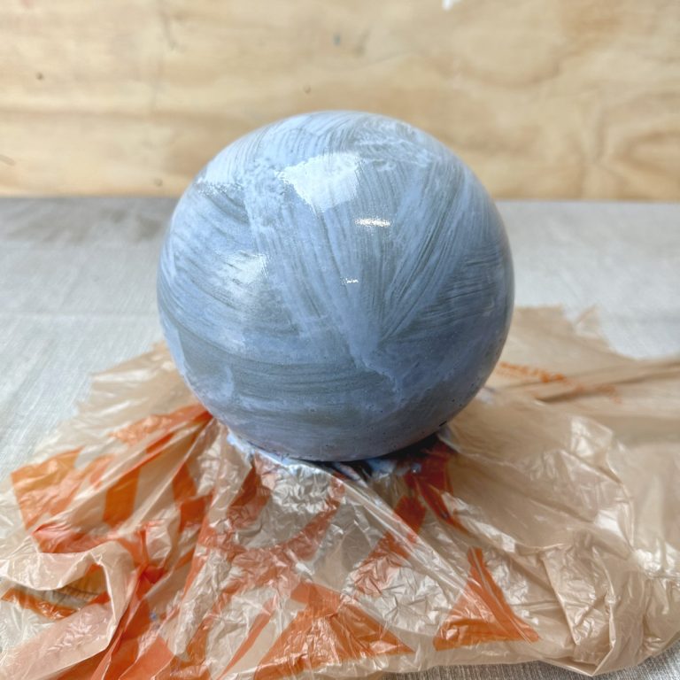 Easy DIY Concrete Sphere - Artsy Pretty Plants