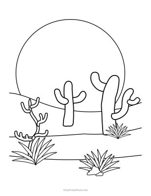 27 Free Cactus Coloring Pages (Printable PDFs) - Artsy Pretty Plants