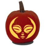 17 Free Alien Pumpkin Carving Patterns (Printable Stencils) - Artsy ...