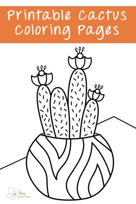 27 Free Cactus Coloring Pages (Printable PDFs) - Artsy Pretty Plants