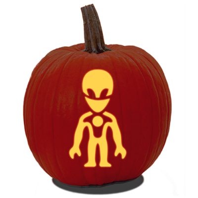 17 Free Alien Pumpkin Carving Patterns (Printable Stencils) - Artsy ...
