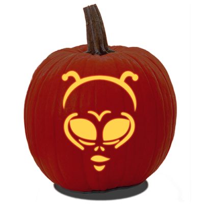 15 Free Alien Pumpkin Carving Patterns (Printable Stencils) - Artsy ...