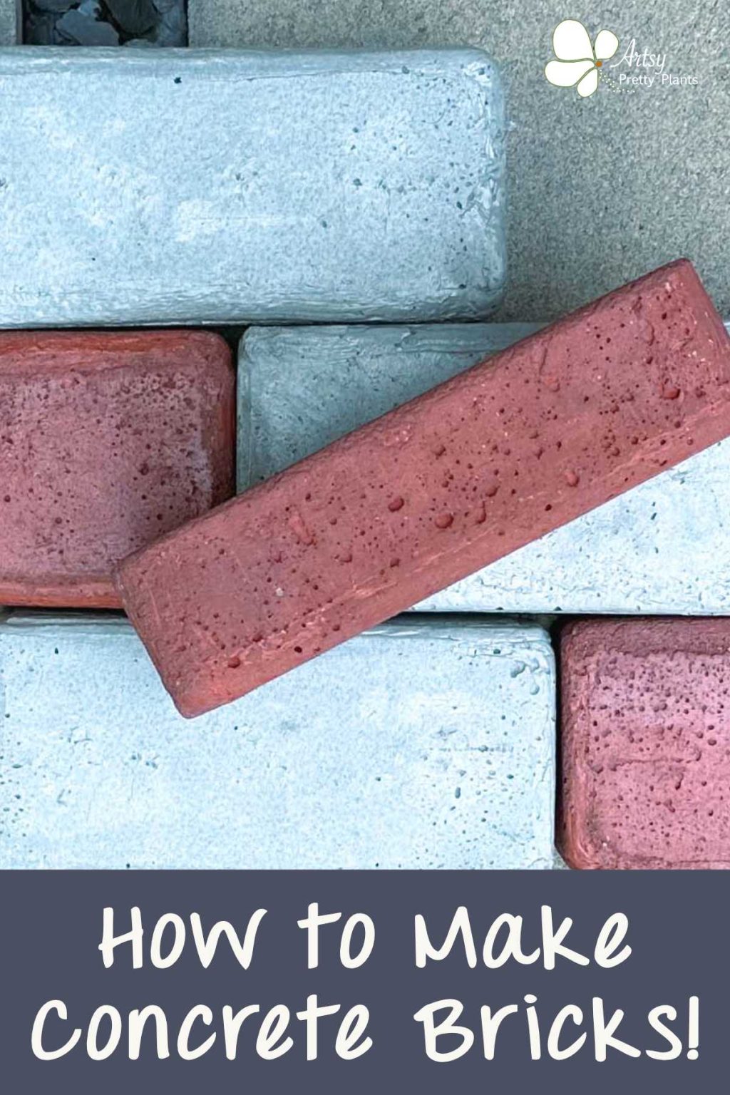 Make DIY Concrete Bricks (That Look Real) - Artsy Pretty Plants