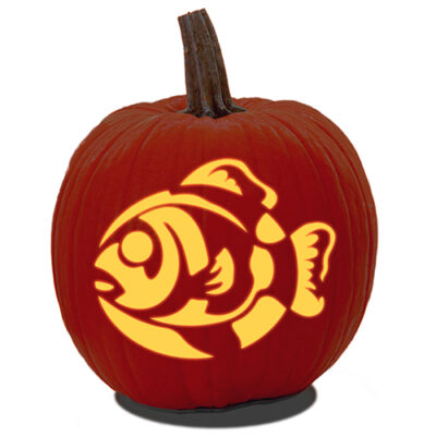 15 Free Fish Pumpkin Carving Patterns & Stencils - Artsy Pretty Plants