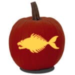 15 Free Fish Pumpkin Carving Patterns & Stencils - Artsy Pretty Plants