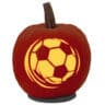 15 Soccer Pumpkin Carving Patterns (For Free!) - Artsy Pretty Plants