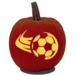 15 Soccer Pumpkin Carving Patterns (For Free!) - Artsy Pretty Plants