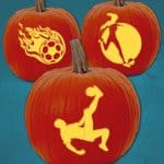 15 Soccer Pumpkin Carving Patterns (For Free!) - Artsy Pretty Plants