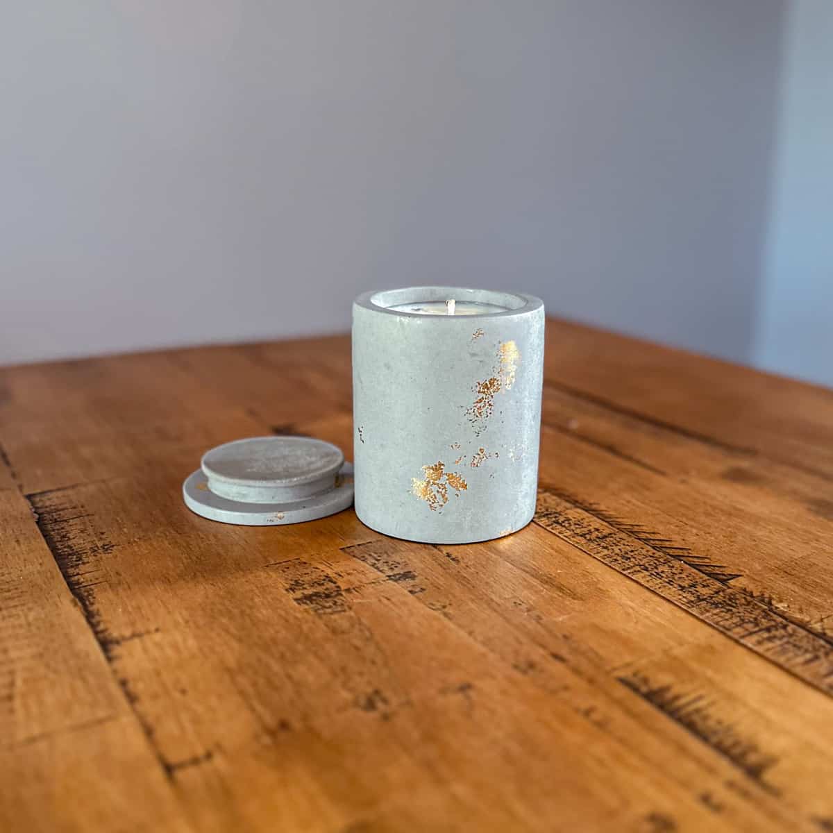 Make A Concrete Candle Jar With A Reusable Mold - Artsy Pretty Plants