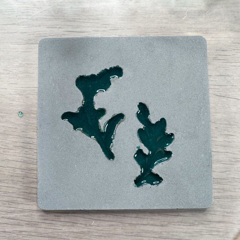 Make Concrete Inlay Designs (The Easiest Way) - Artsy Pretty Plants