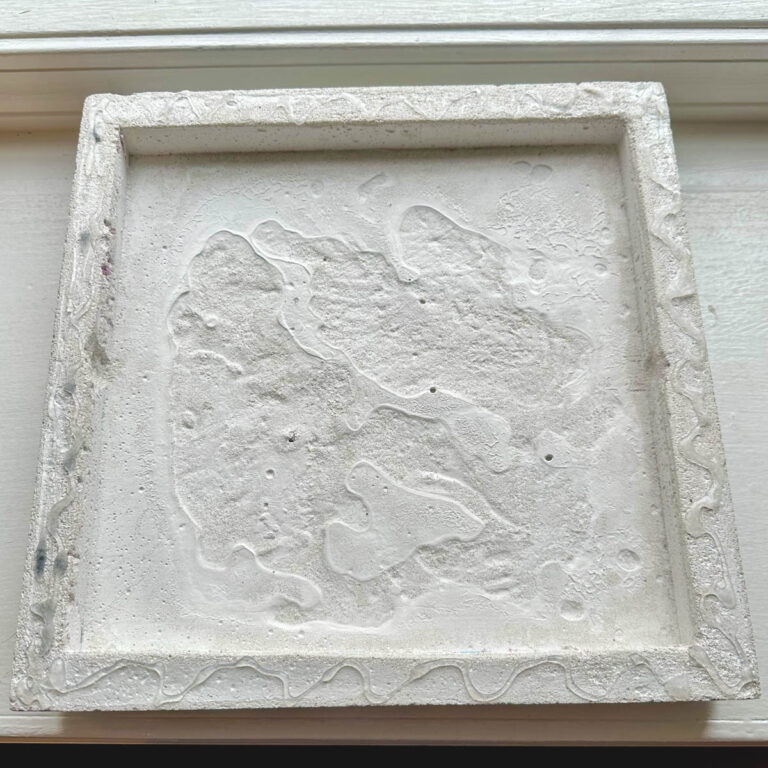 How to Make Cement Wall Art With A Stunning 3D Textured Design - Artsy ...